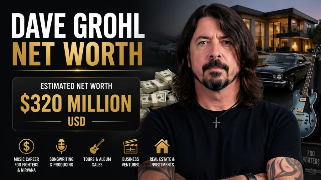 Dave Grohl Net Worth 2026 Earnings, Career, Assets & Wealth